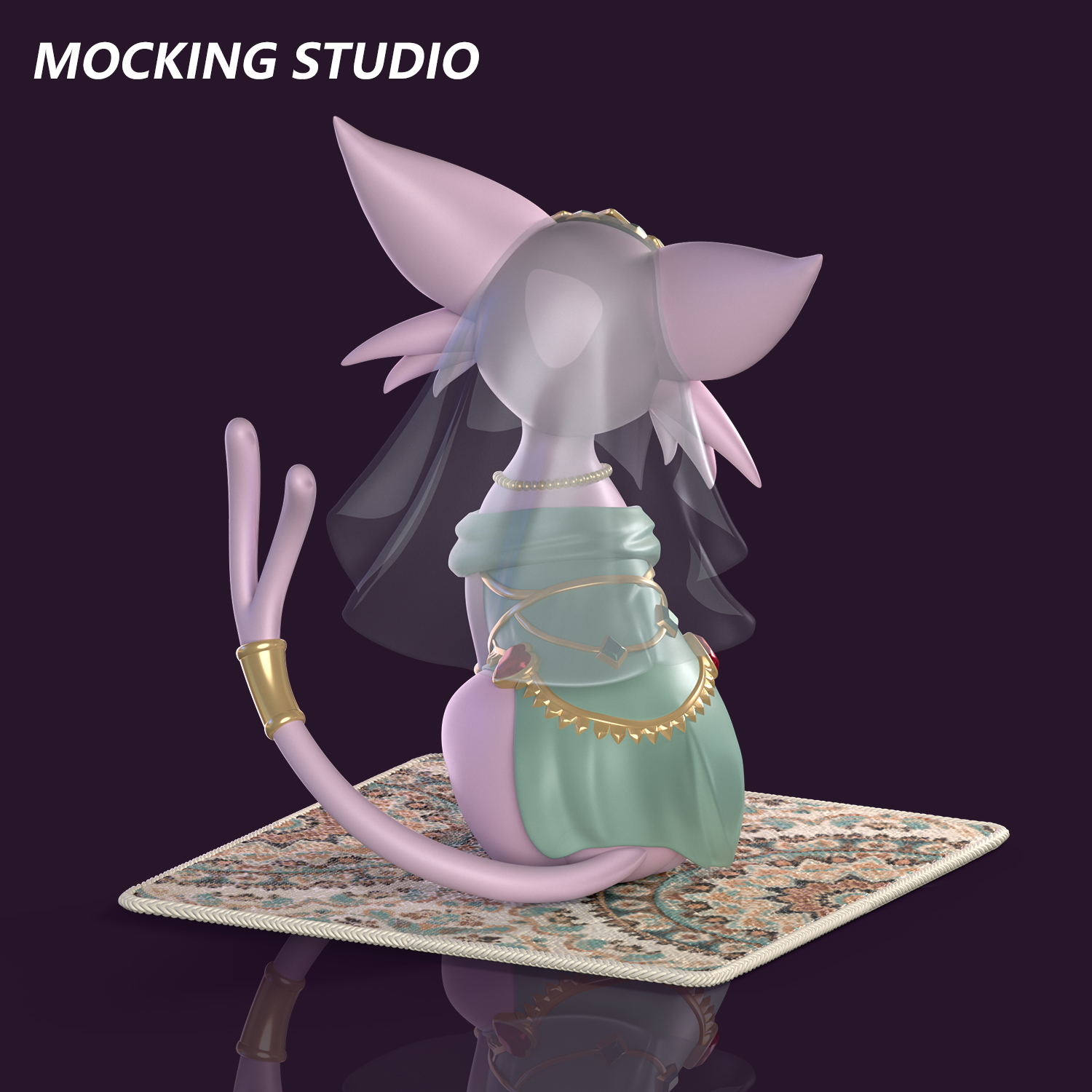 「Pre-Order」1/20 Oriental Fantasy Dancer Espeon figure Feral ver ...