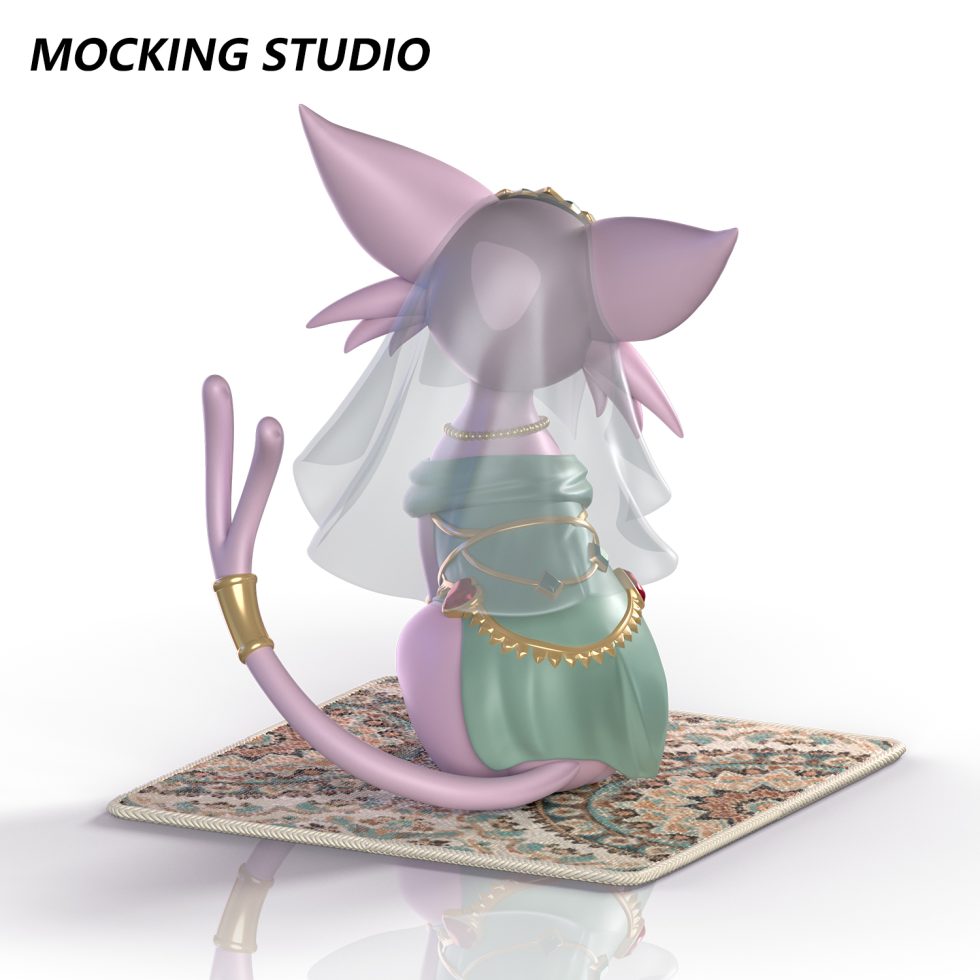 「Pre-Order」1/20 Oriental Fantasy Dancer Espeon figure Feral ver ...